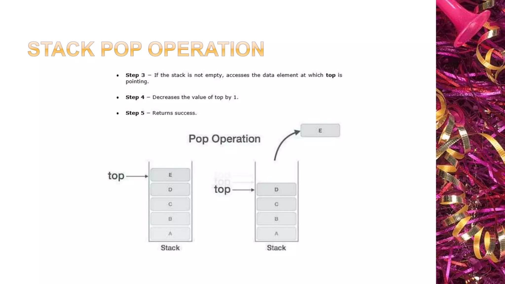 Data structure stack | PPT