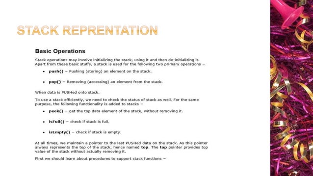 Data structure stack | PPT