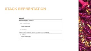 Data structure stack | PPT