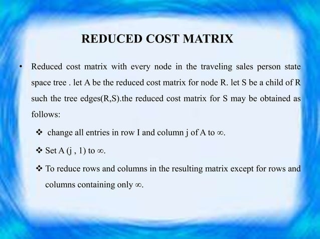 Data structure - traveling sales person and mesh algorithm | PPT