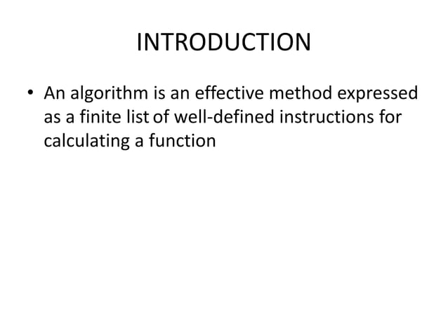 Data Structure And Algorithm All In One Ppt