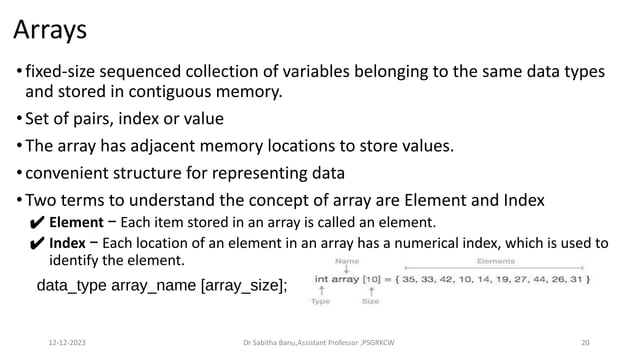 DATA STRUCTURE AND ALGORITHM for beginners | PDF