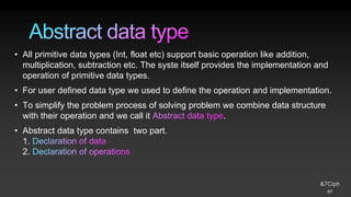Data structure and algorithm made easy 1 | PPTX