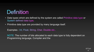 Data structure and algorithm made easy 1 | PPTX