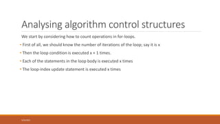 Algorithm Analysis | PPTX