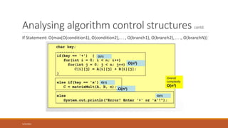 Algorithm Analysis | PPTX