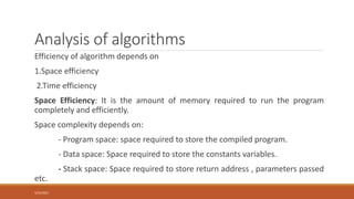 Algorithm Analysis | PPTX