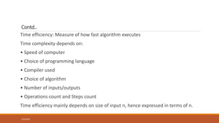 Algorithm Analysis | PPTX