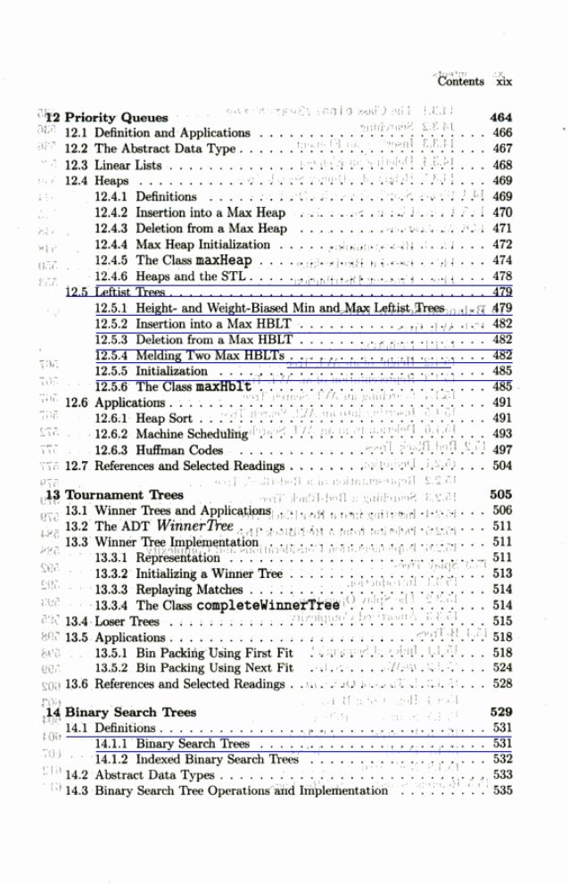 Data structure and algorithms in c++