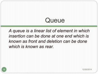 Datastructureanditstypes 110410094332-phpapp02 | PPTX