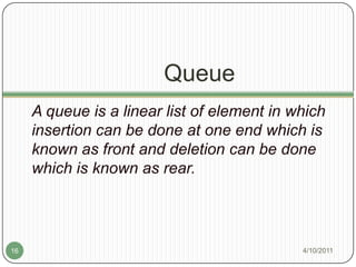 Data structure and its types | PPTX