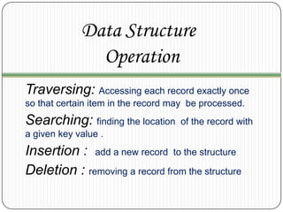 Data structure and its types | PPTX