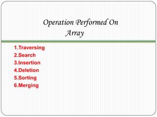 Data structure and its types | PPTX