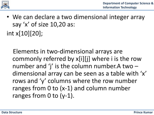 Data Structure_Array_and_sparse matrix.pptx