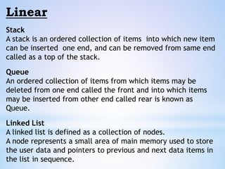 Data structure (basics) | PPTX