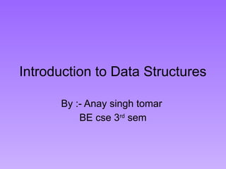 data structure and algorithms arrayby anay.pptx