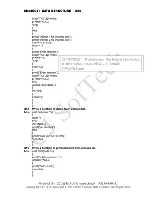 Data structure manual | PDF