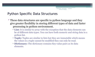 Data Structure in Python.pptx for reference | PPT