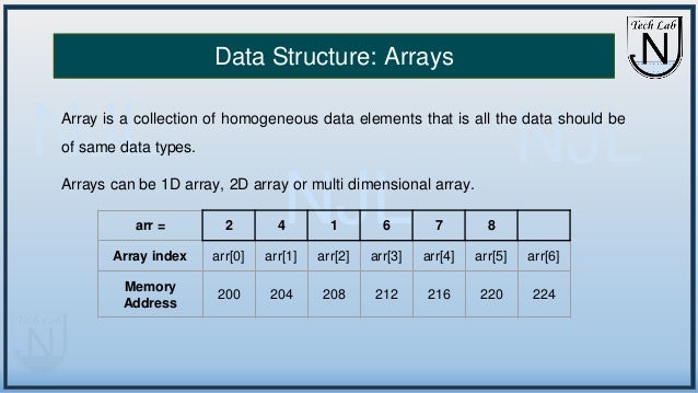 Data structure introduction | PPT