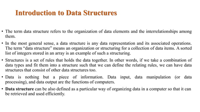Data Structure Introduction.pdfssssssssssss | PPT