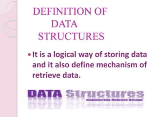 Data structure & its types | PPTX