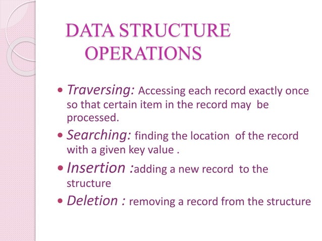 Data structure & its types | PPTX | Databases | Computer Software and ...
