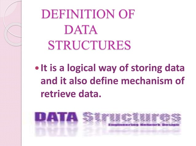 Data structure & its types | PPT