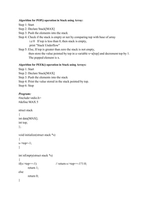 Data structure lab manual | PDF