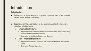 data structure Lecture 1, basic introduction.pptx
