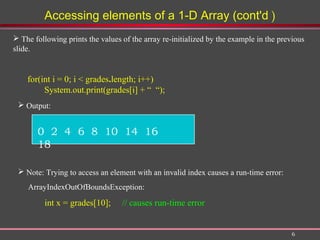 Data Structure Midterm Lesson Arrays | PPT