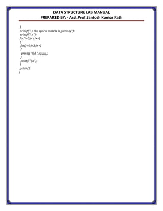 Data structure new lab manual | PDF