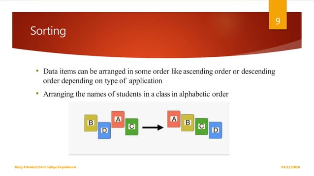 Data structure operations | PPT