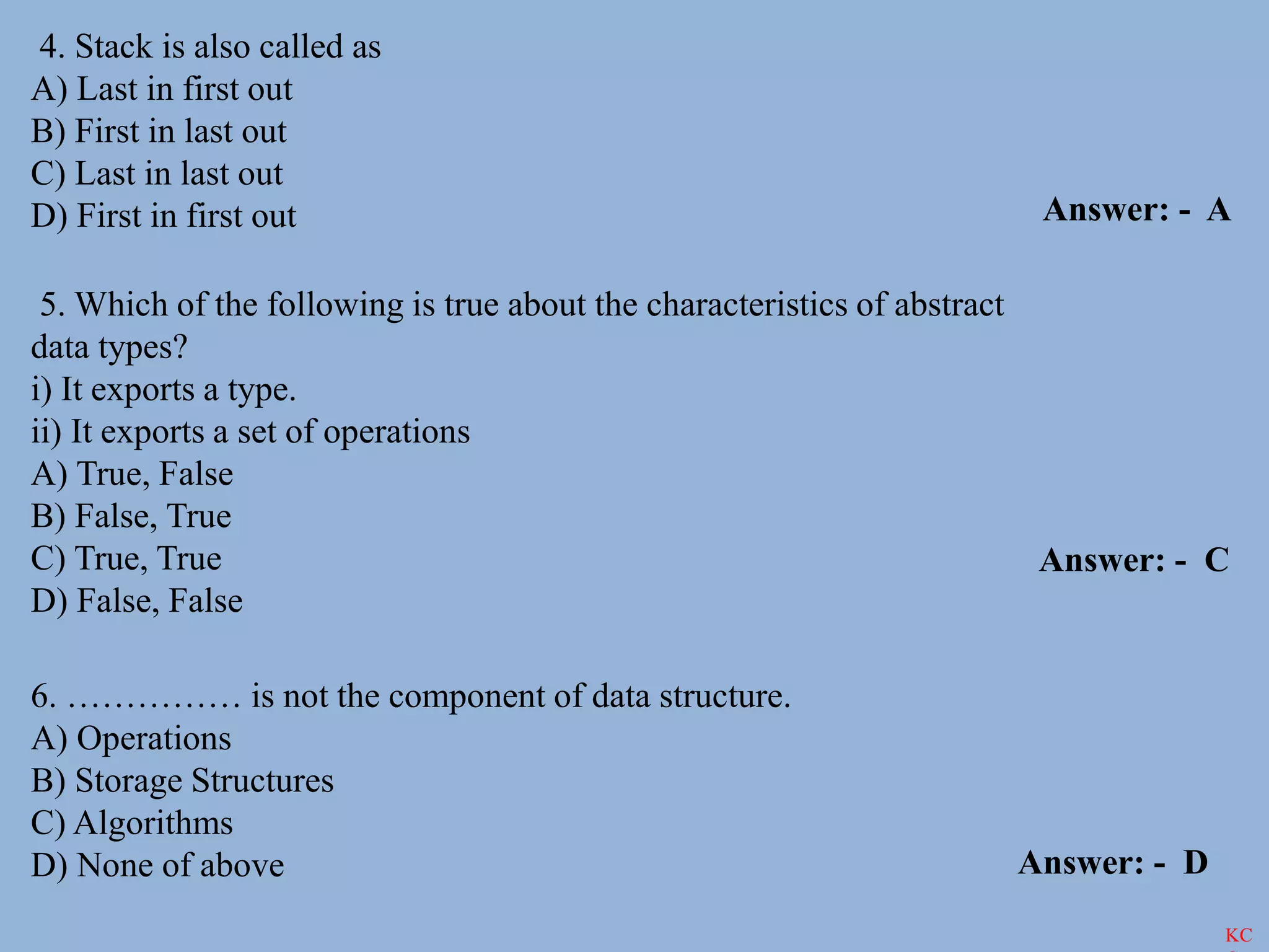 Data structure part 1 | PPT