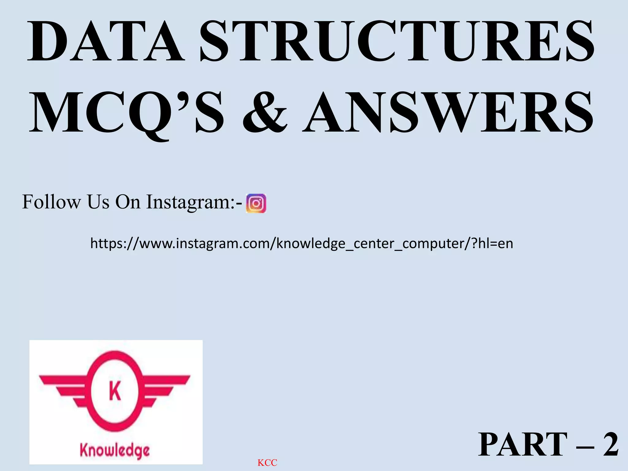 Data structure part 2 | PPT