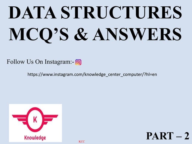 Data structure part 2 | PPT