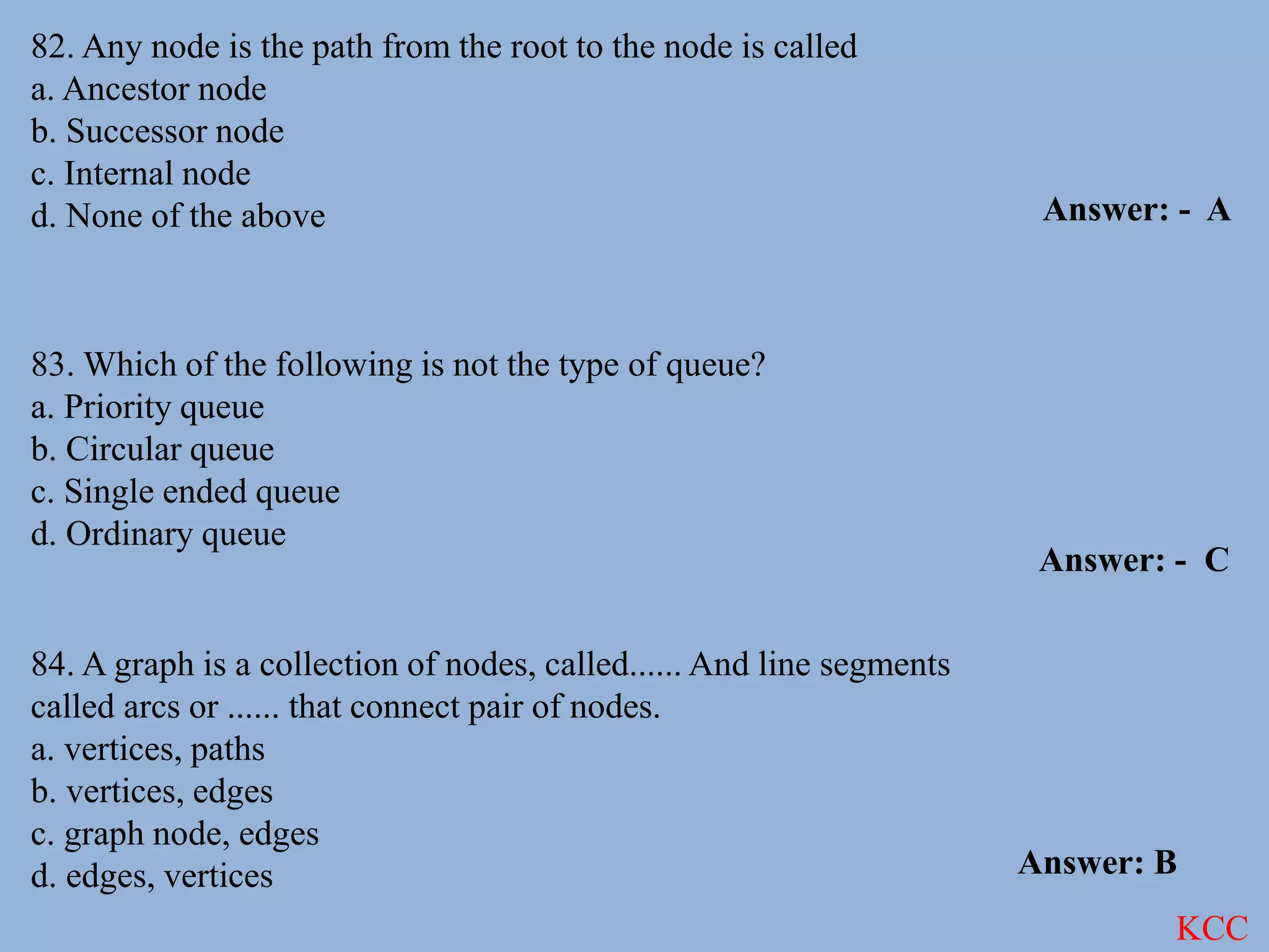 Data structure part 3 | PPT