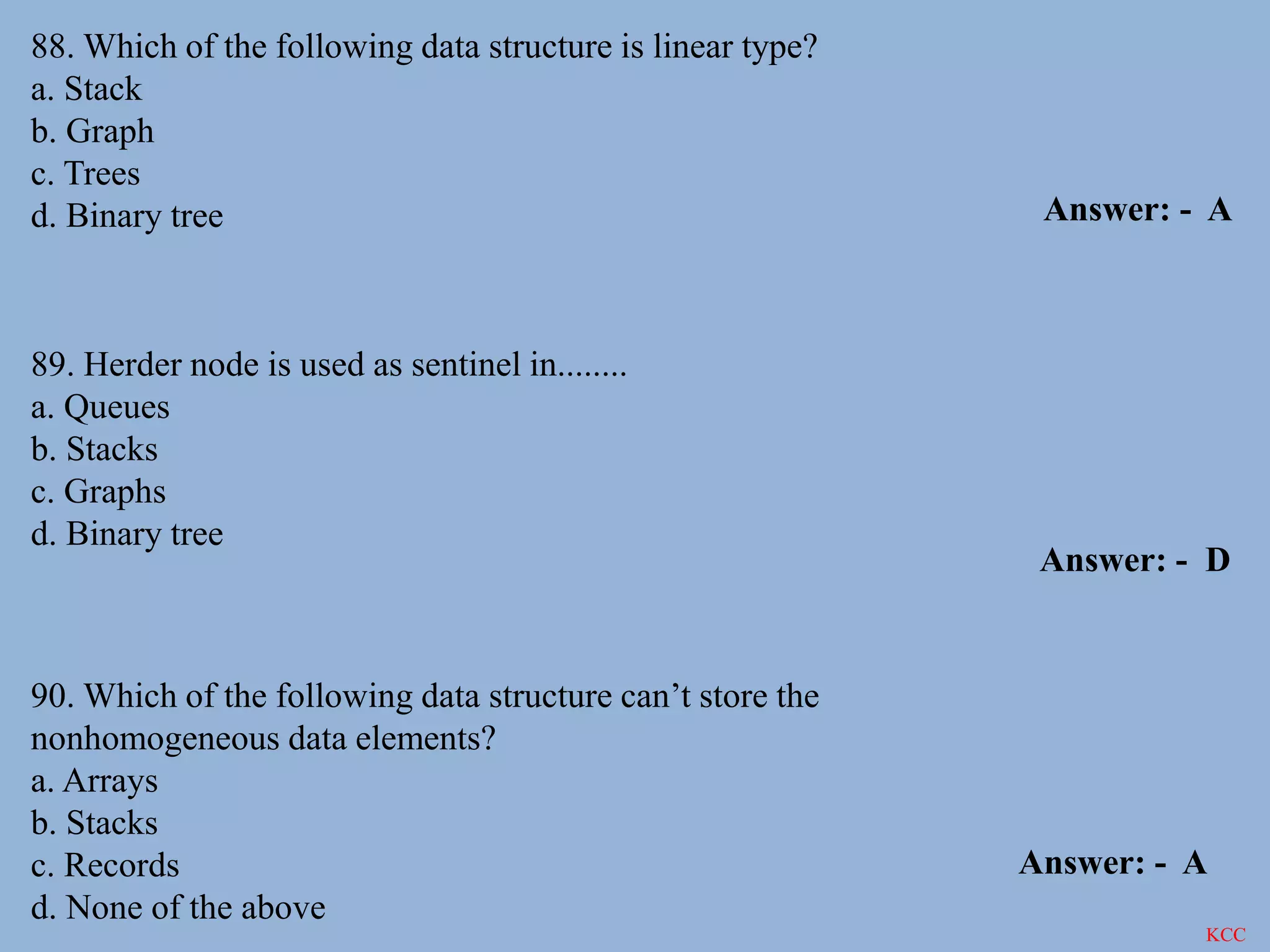 Data Structure Part 3 Ppt 3814