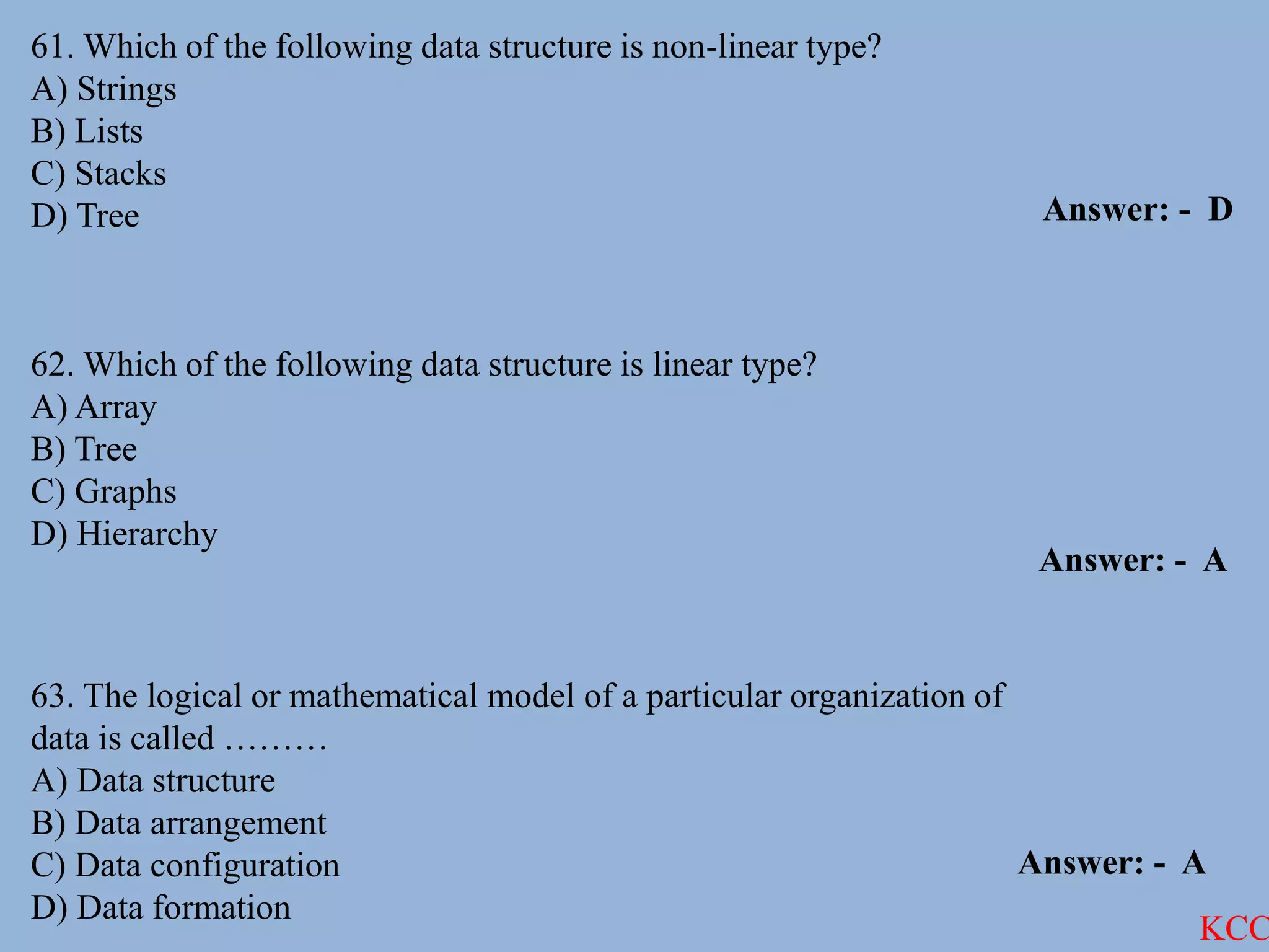 Data structure part 3 | PPT