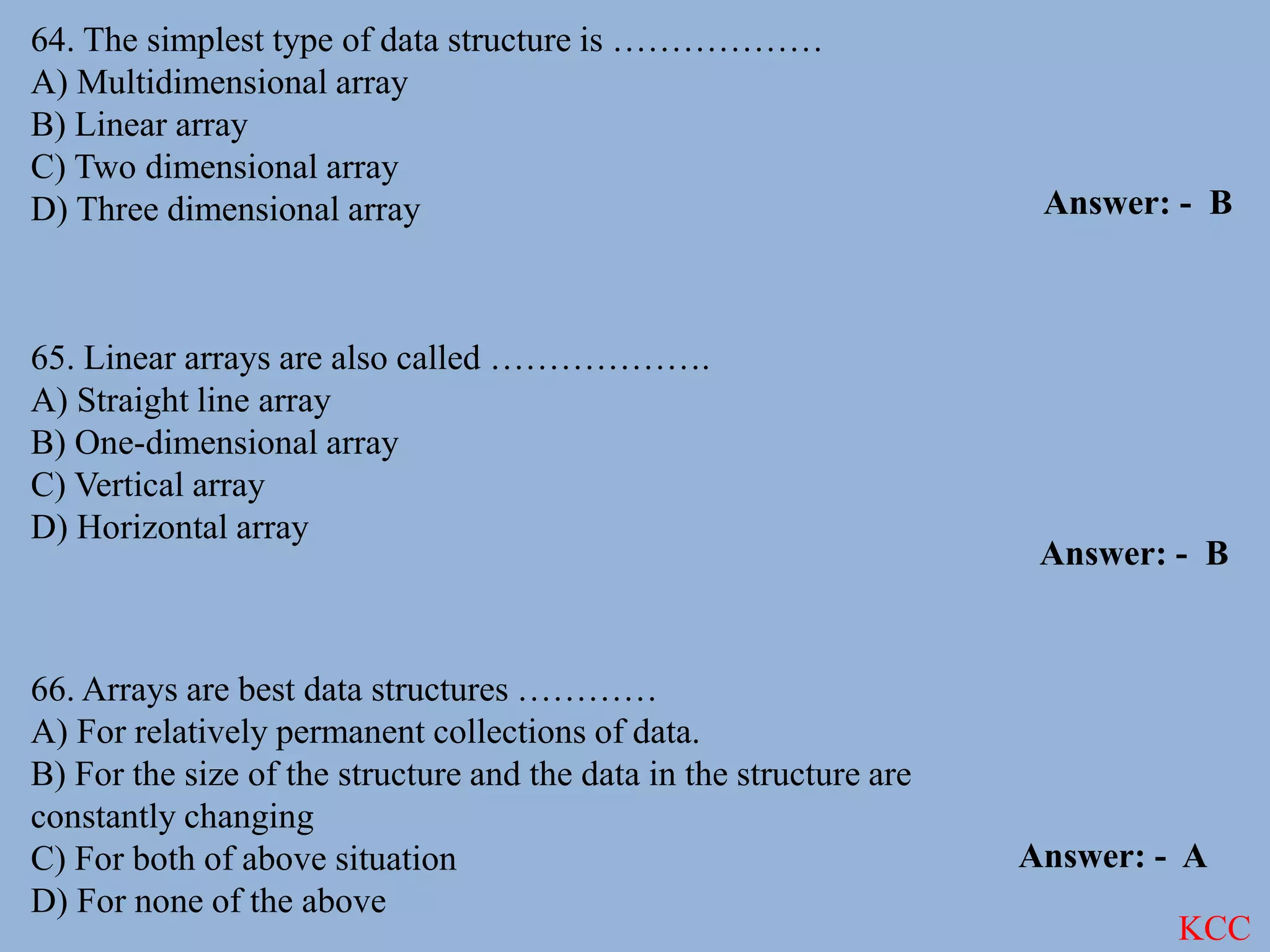 Data structure part 3 | PPT