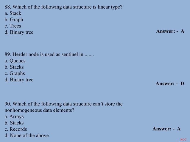 Data structure part 3 | PPT