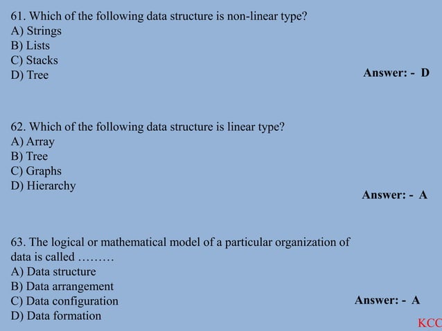 Data structure part 3 | PPT