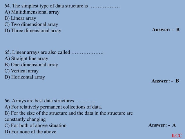 Data structure part 3 | PPT