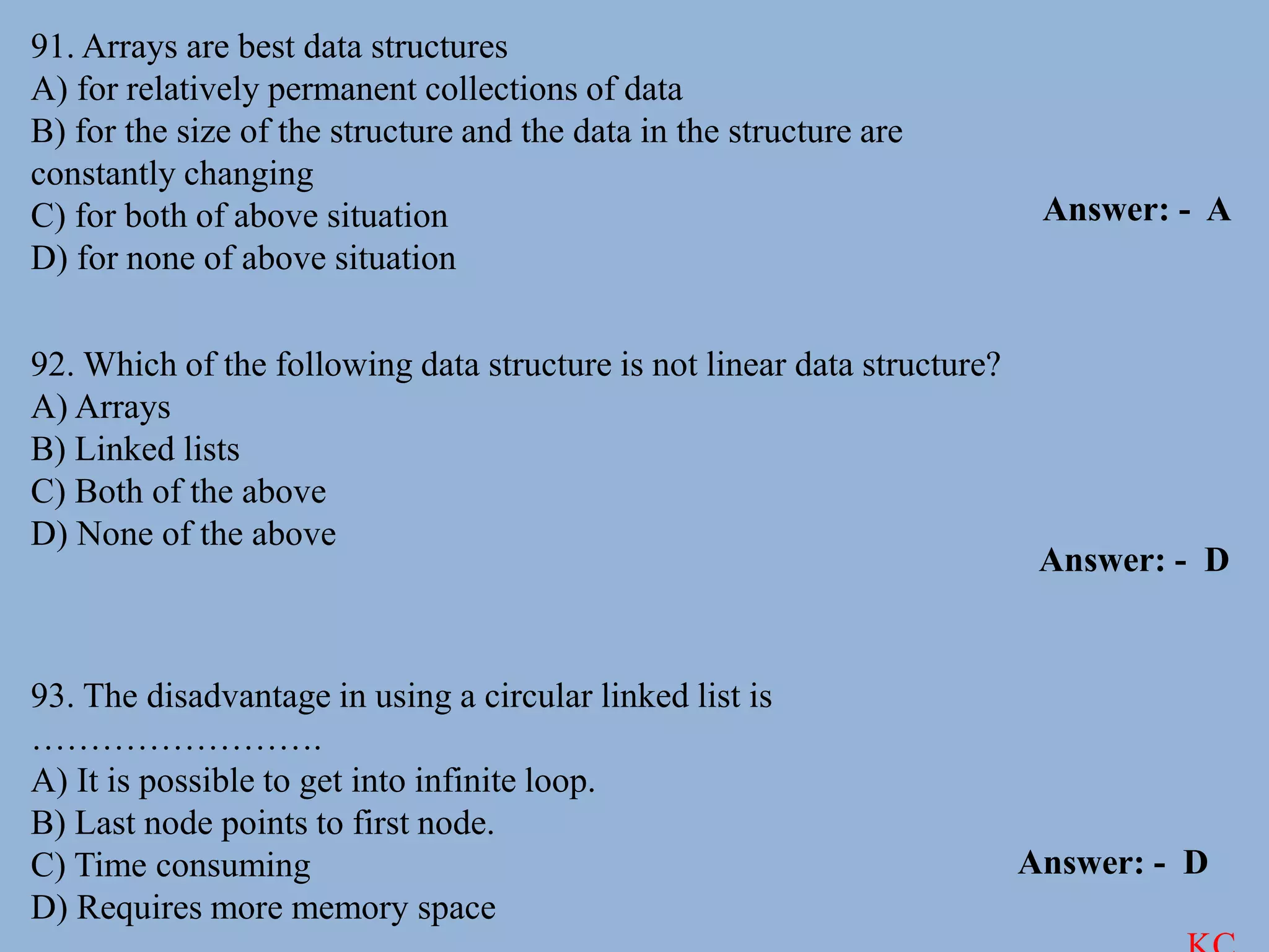 Data structure part 4 | PPT