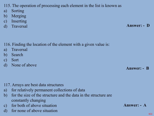 Data structure part 4 | PPT