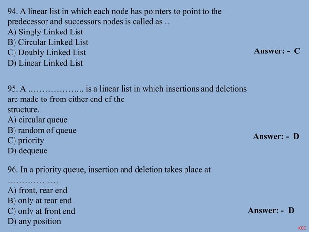 Data structure part 4 | PPT