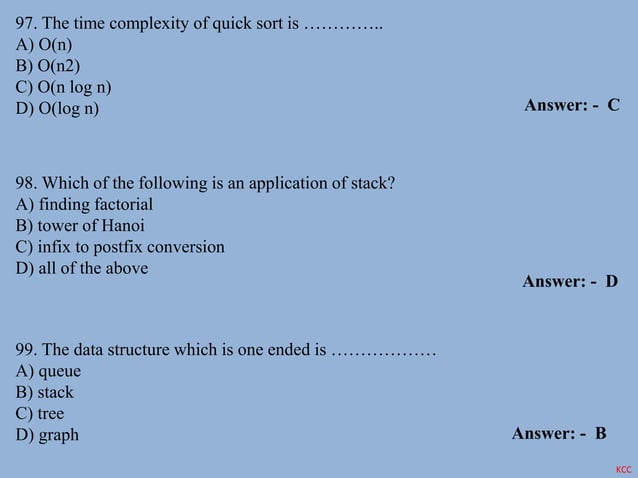 Data structure part 4 | PPT
