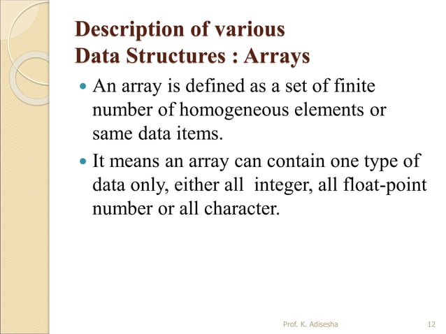 Data structure ppt | PDF