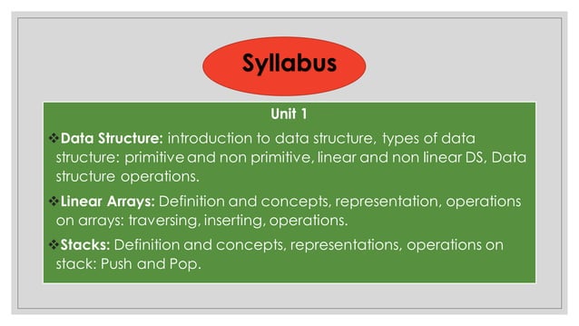 Data Structure Ppt For Our Engineering College Industrial Training Ppt