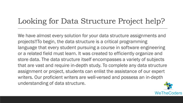 Data structure project | PPT