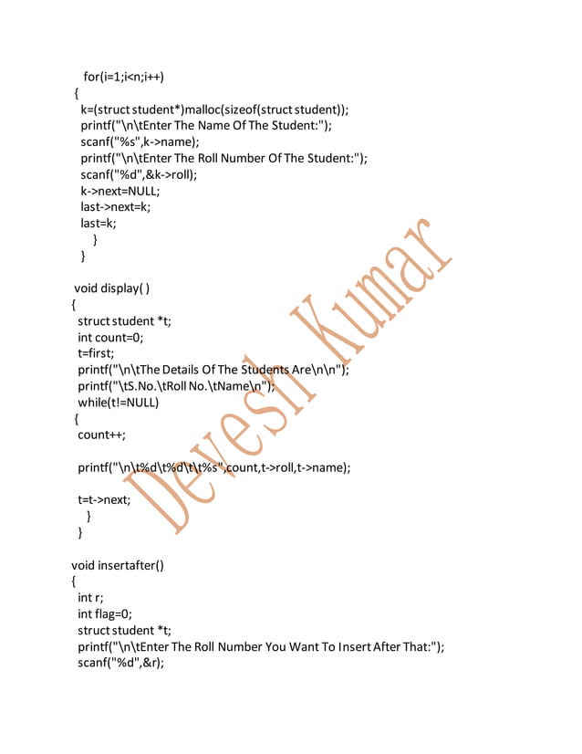Data Structure Project File | PDF